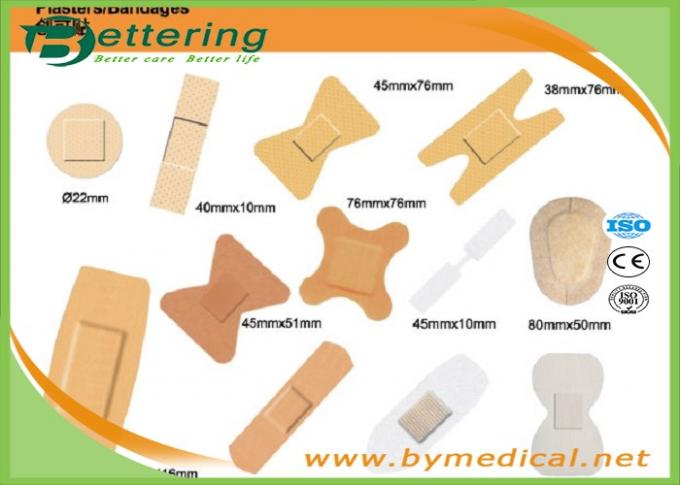 Various Shapes Medical First Aid Adhesive Bandage Plaster for Wounds