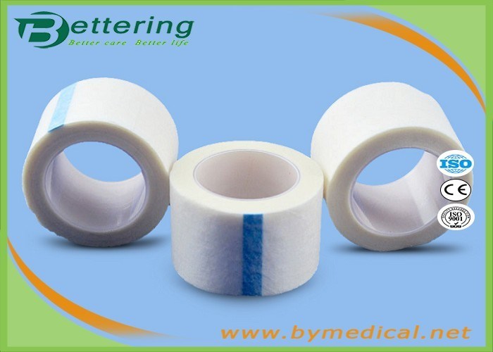 Non Woven Adhesive Plaster Tape Roll , Micropore Paper Tape For Fixing ...