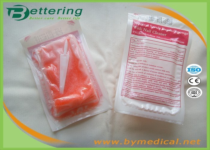 Disposable 4% Chlorhexidine CHG Surgical Scrub Brush Hand Brush Wash ...